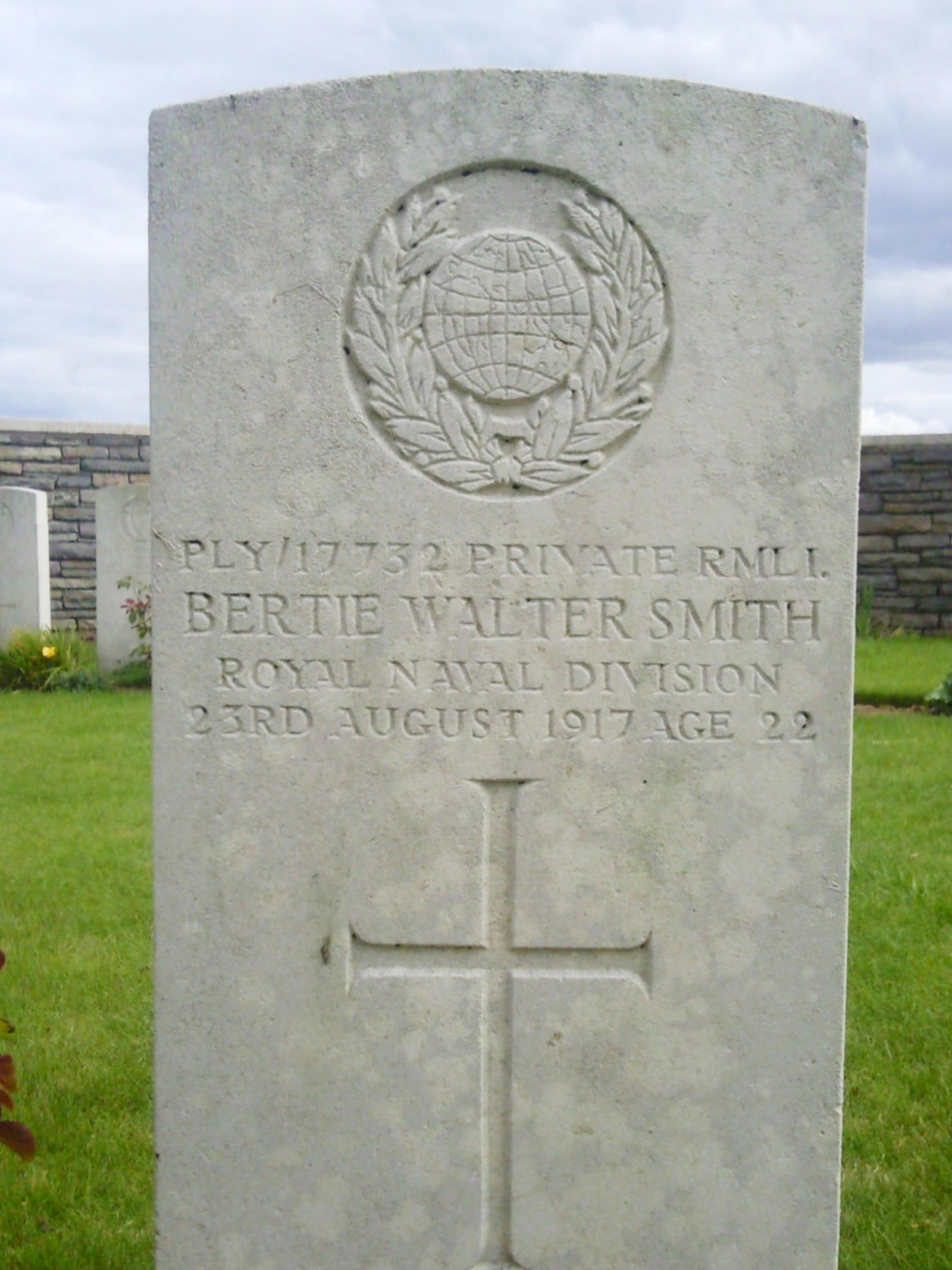 Grave of Bertie Walter Smith